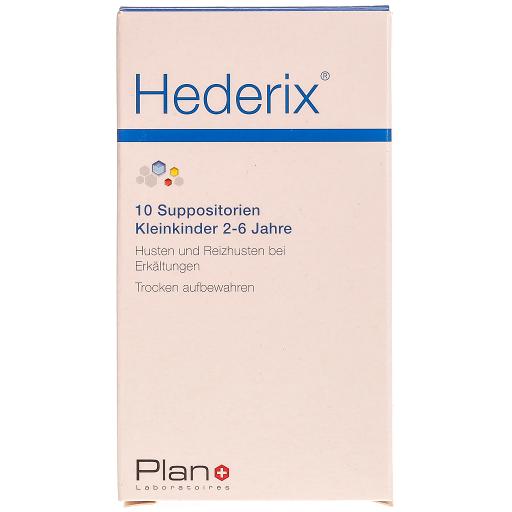 Hederix Kleinkinder Suppositorien, bei Reizhusten | abilis.ch
