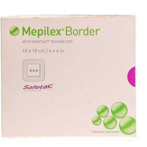 Mepilex Border Safetac 10x10cm steril 5 Stück | abilis.ch