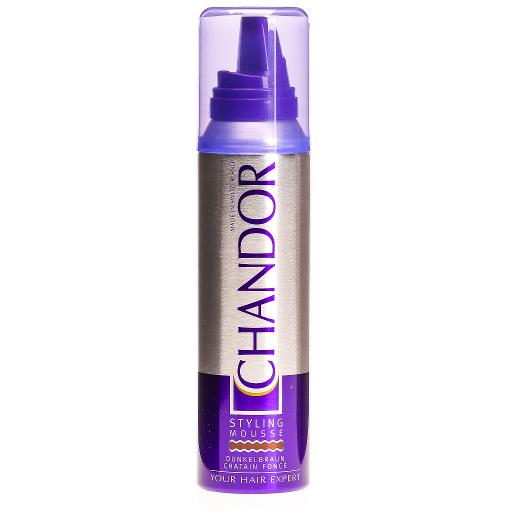 CHANDOR COLOUR Styling Mousse Dunkelbraun 150 ml | abilis.ch