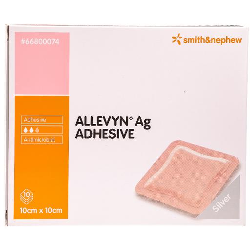 ALLEVYN AG ADHESIVE Wundkompr 10x10cm 10 Stück | abilis.ch