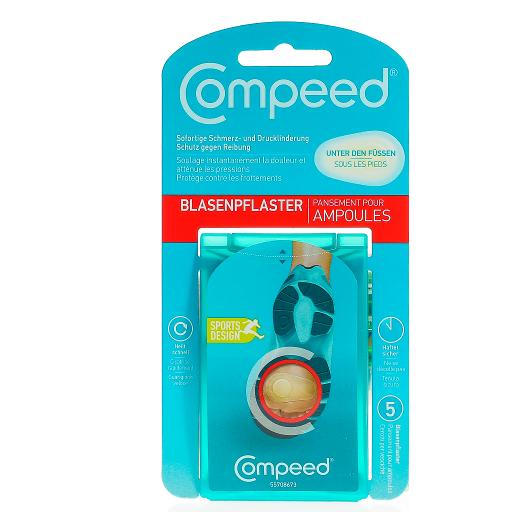 Compeed Sport Blasenpflaster unter den Füßen 5 Stk, um Blasen zu heilen ...