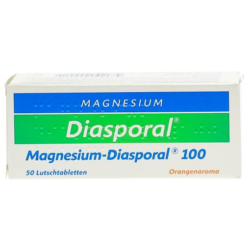 Magnesium Diasporal Lutschtabletten 100 mg 50 Stück | abilis.ch