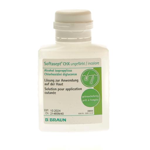 Softasept Chlorhexidin 2%, farbloses Desinfektionsmittel | abilis.ch