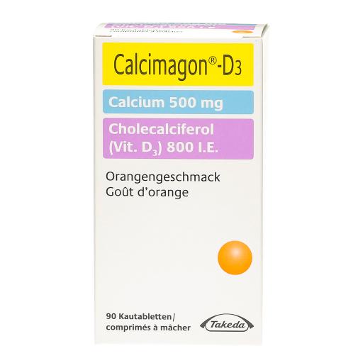 Calcimagon D3 500/800 Orange Dose 90 Stück | abilis.ch