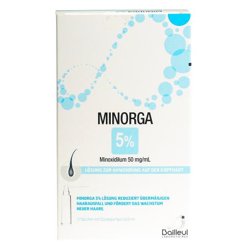 Minorga 5 %, übermäßiger Haarausfall | abilis.ch