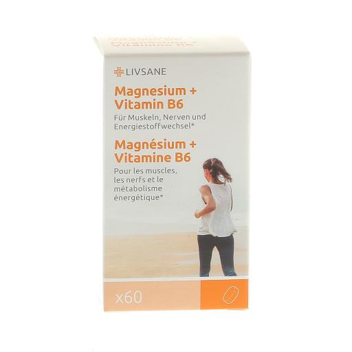 Livsane Magnesium + Vitamin B6 ist ein Nahrungsergänzungsmittel | abilis.ch